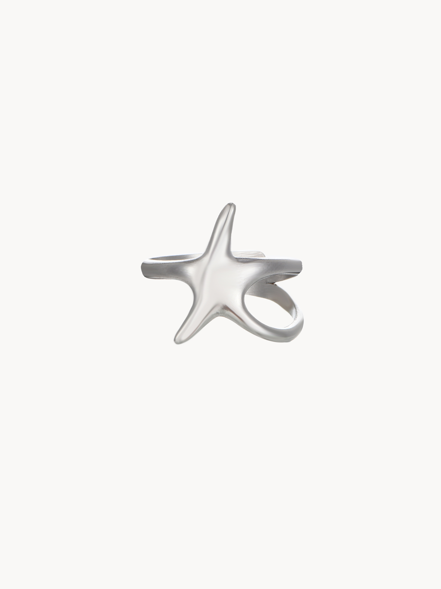 Kaylee Silver Star Ring